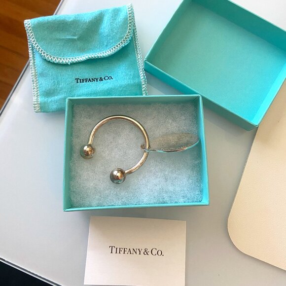 Tiffany & Co. | Accessories | Tiffany Co Sterling Silver Barbell ...